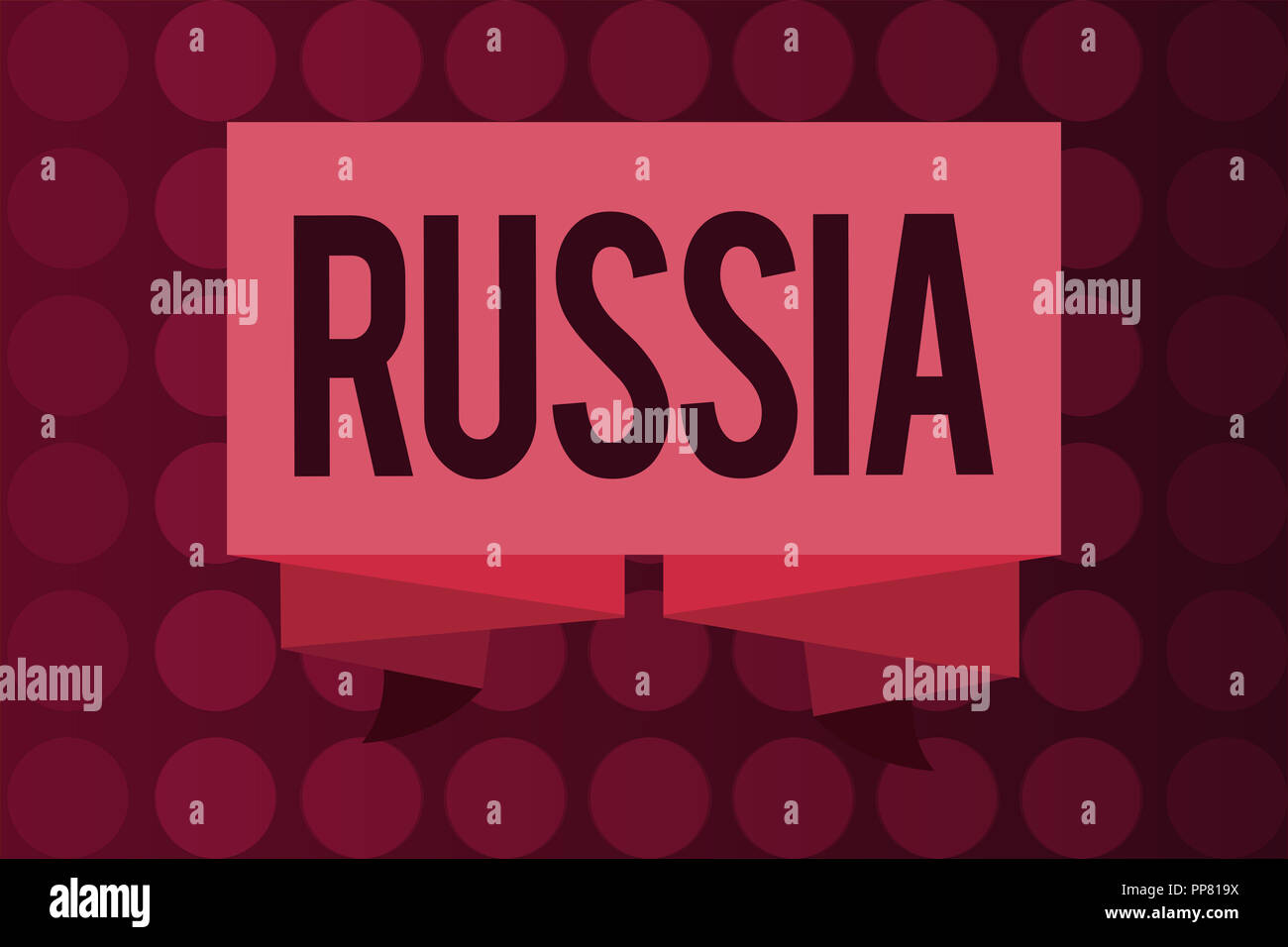 Word writing text Russia. Business concept for worlds largest nation ...