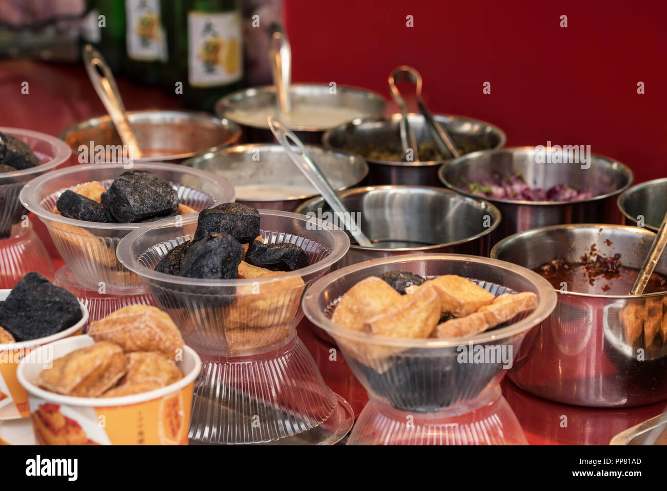 Asian food on the table. Buffet in Asia Stock Photo - Alamy