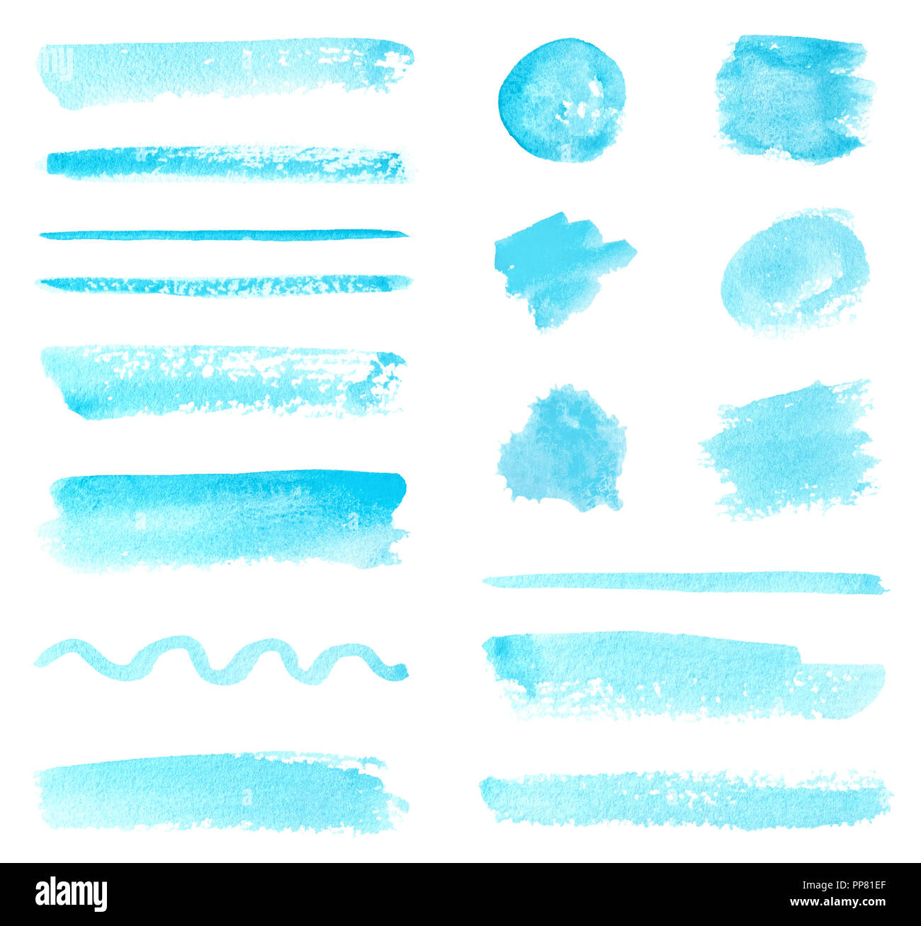 Blue Paint Brush Strokes High Resolution Stock Photography and Images ...
