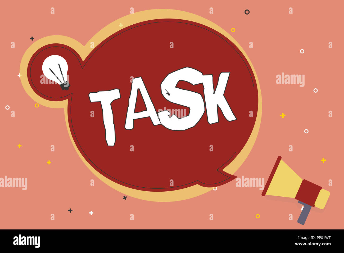 Word writing text Task. Business concept for A piece of work to be done ...