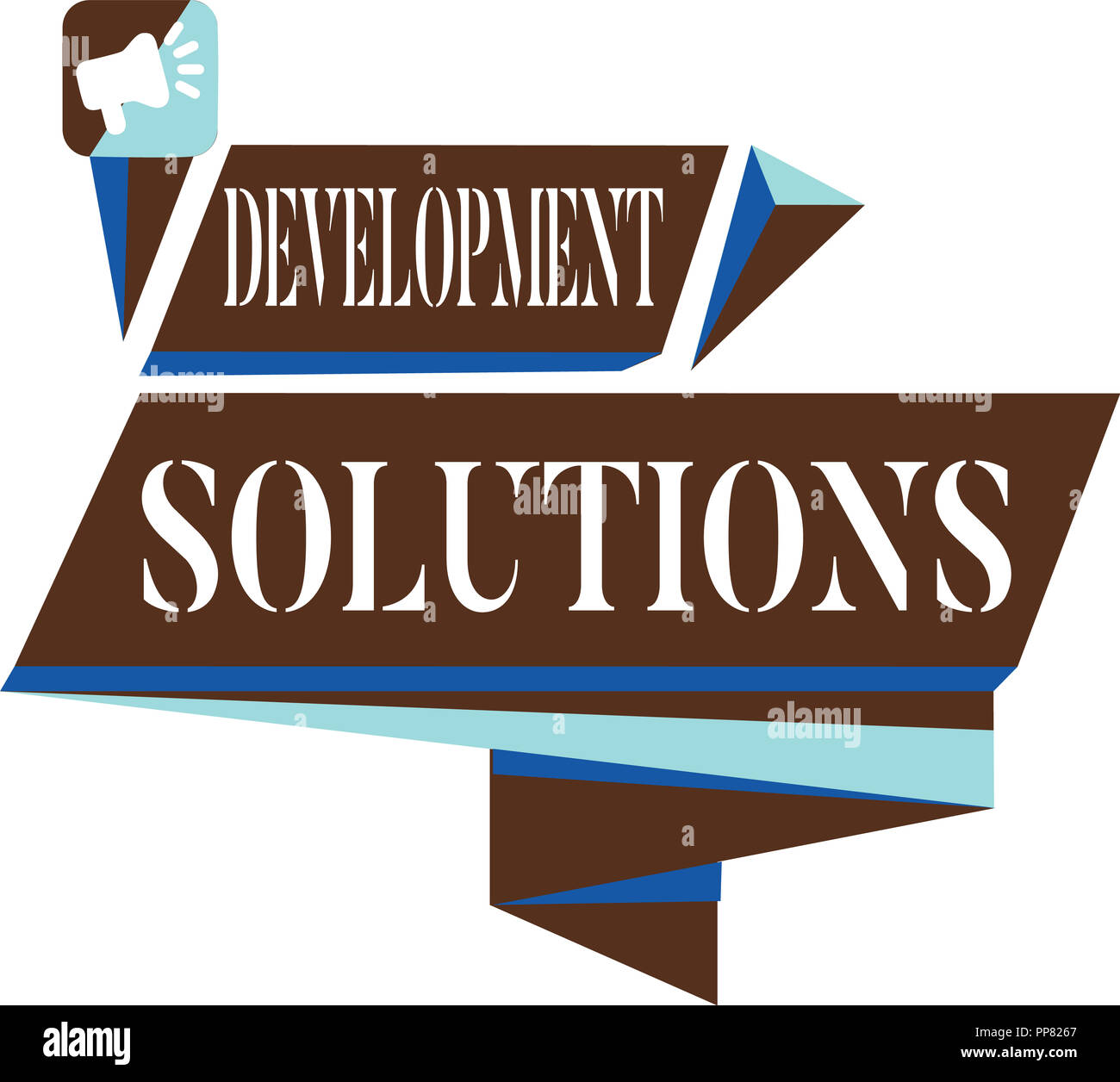 Text sign showing Development Solutions. Conceptual photo Efficient ...