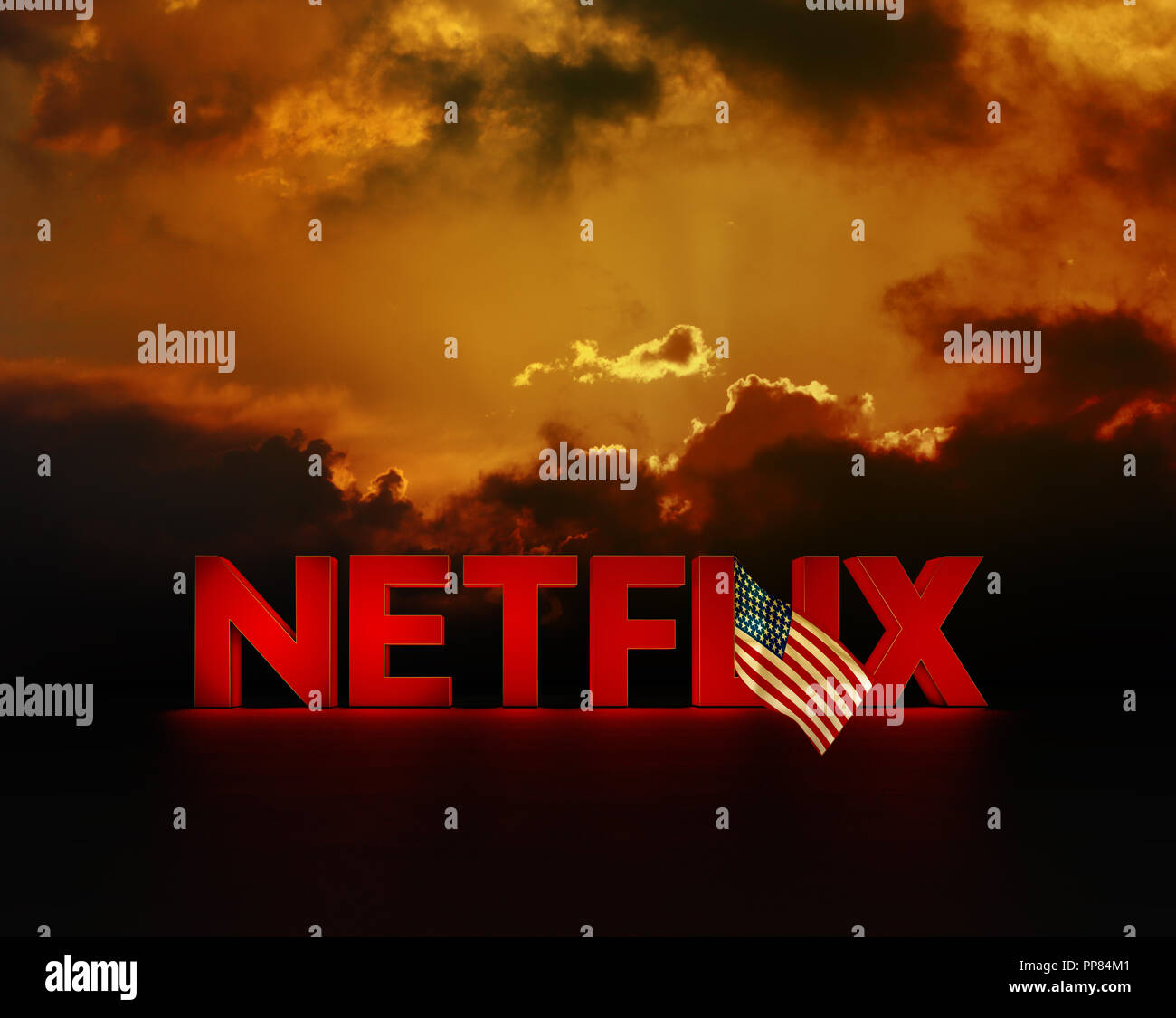 Netflix, Netflix Background Design Stock Photo - Alamy