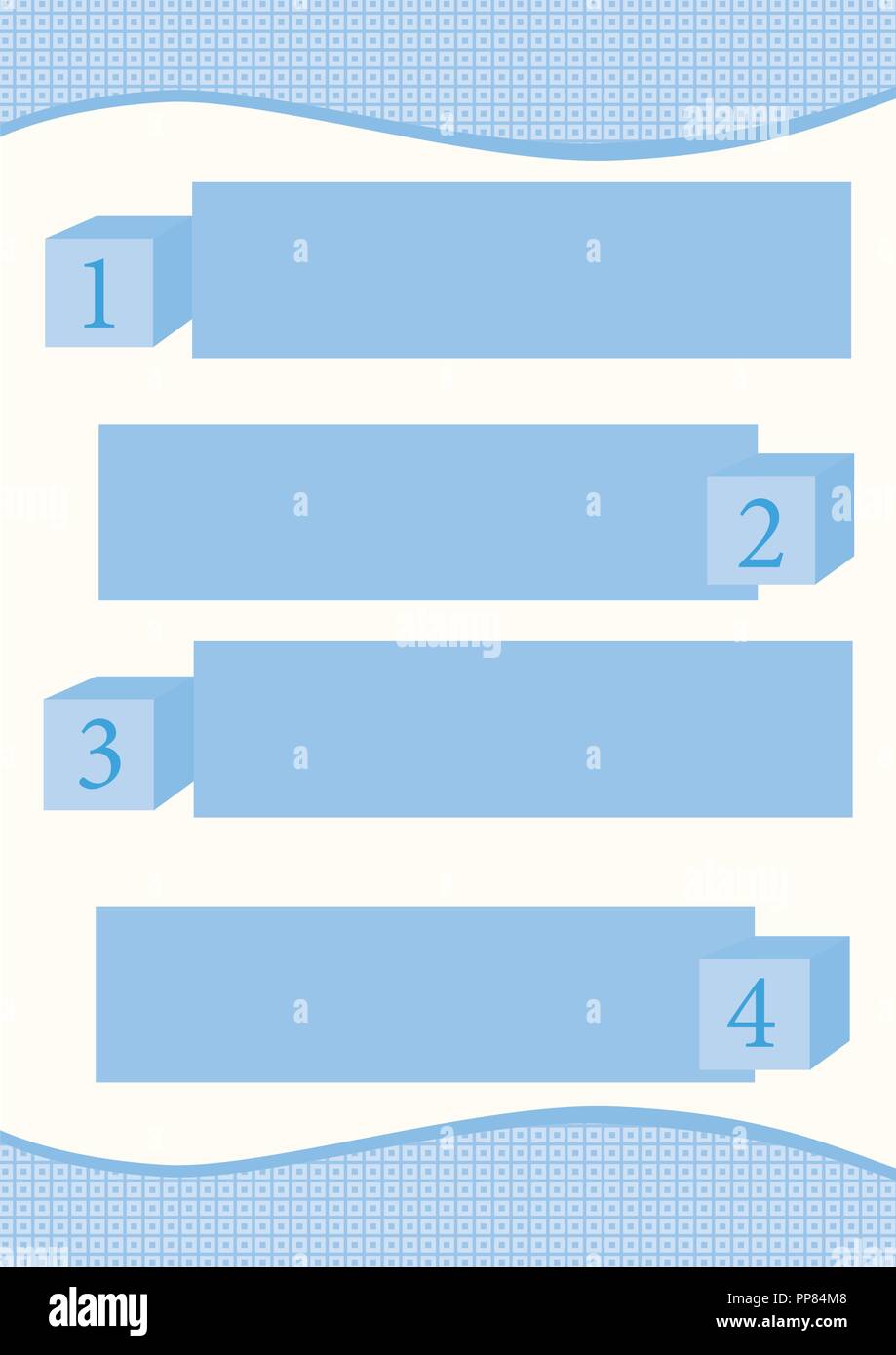 Vector background with templates to insert information about events or ...