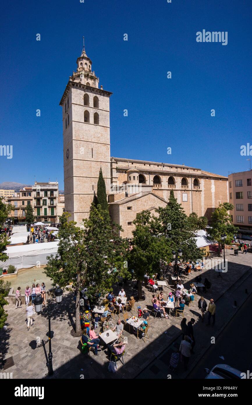 Iglesia de Santa María la Mayor, Inca, Mallorca, balearic islands ...