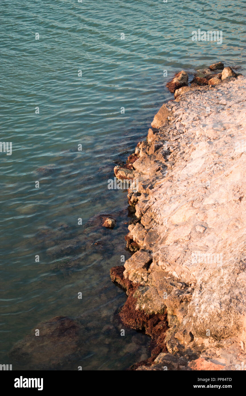 Sea and rock formations in Yucatan, Mexico Stock Photo - Alamy