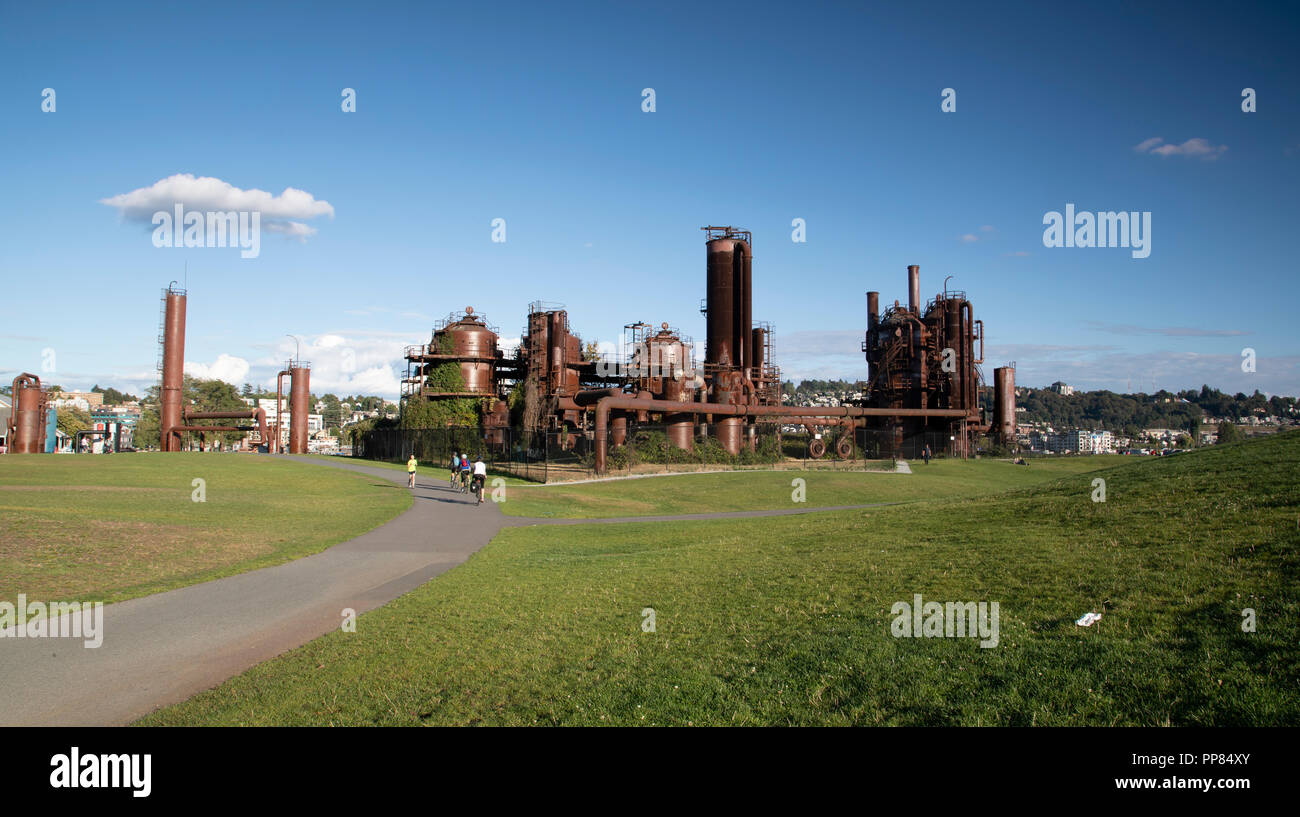 Gas Works Park, Seattle, WA, USA Stock Photo - Alamy