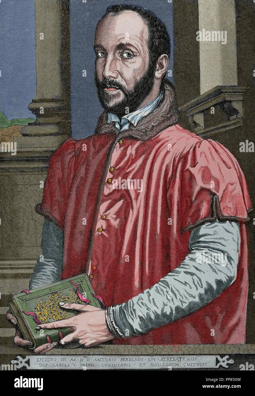 Antoine Perrenot de Granvelle (1517-1586). Burgundian statesman, made a ...