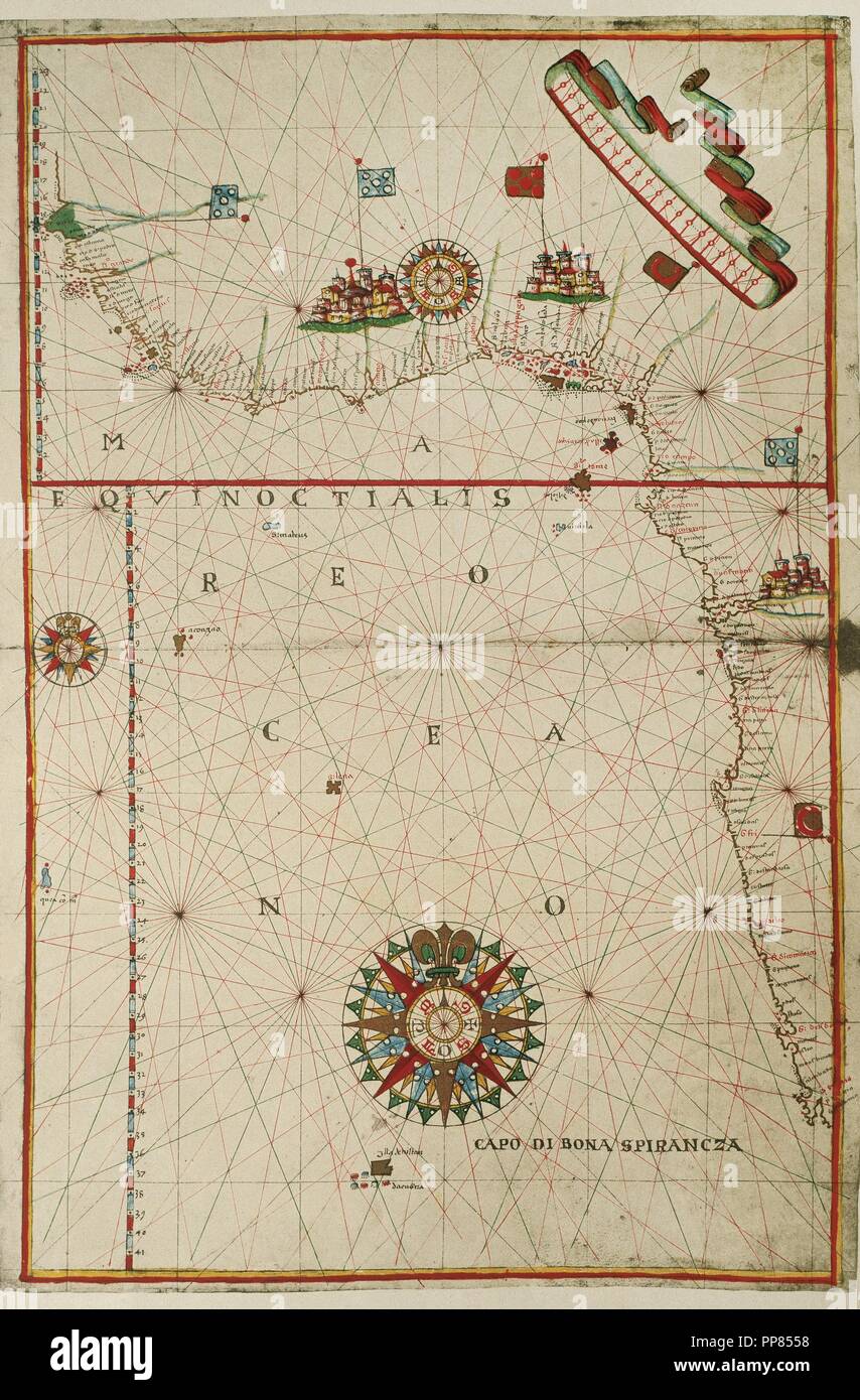 Portolan atlas of west africa hi-res stock photography and images - Alamy