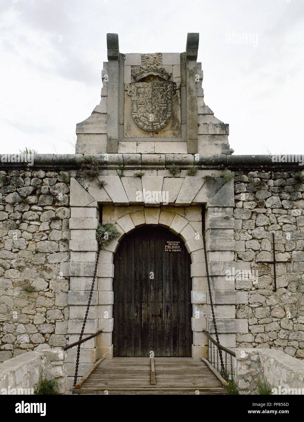 Spain. Chinchon. Castle of the Counts. Built between 15th and 16th ...