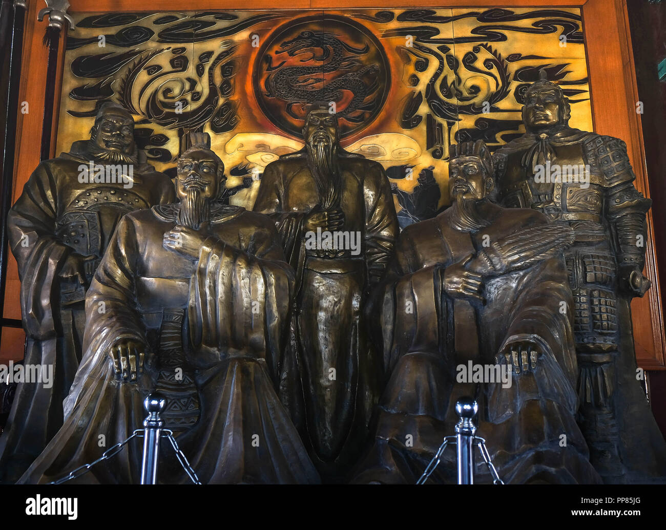 JINGZHOU, CHINA - Jun 7 2018: Guan Yu Statue. Guan Yu Temple. Travel in ... JINGZHOU, CHINA - Jun 7 2018: Guan Yu Statue. Guan Yu Temple. Travel in ...