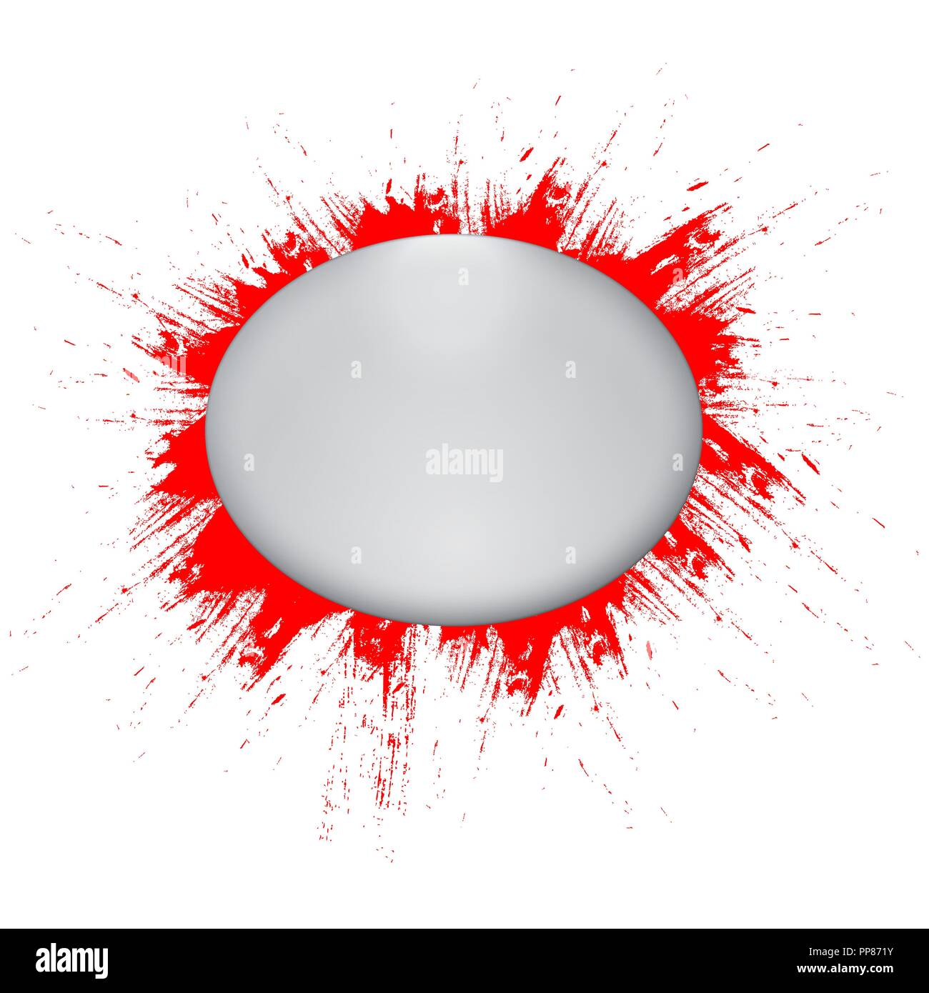 Vector illustration of a pattern with ovals and splashes Stock Vector ...