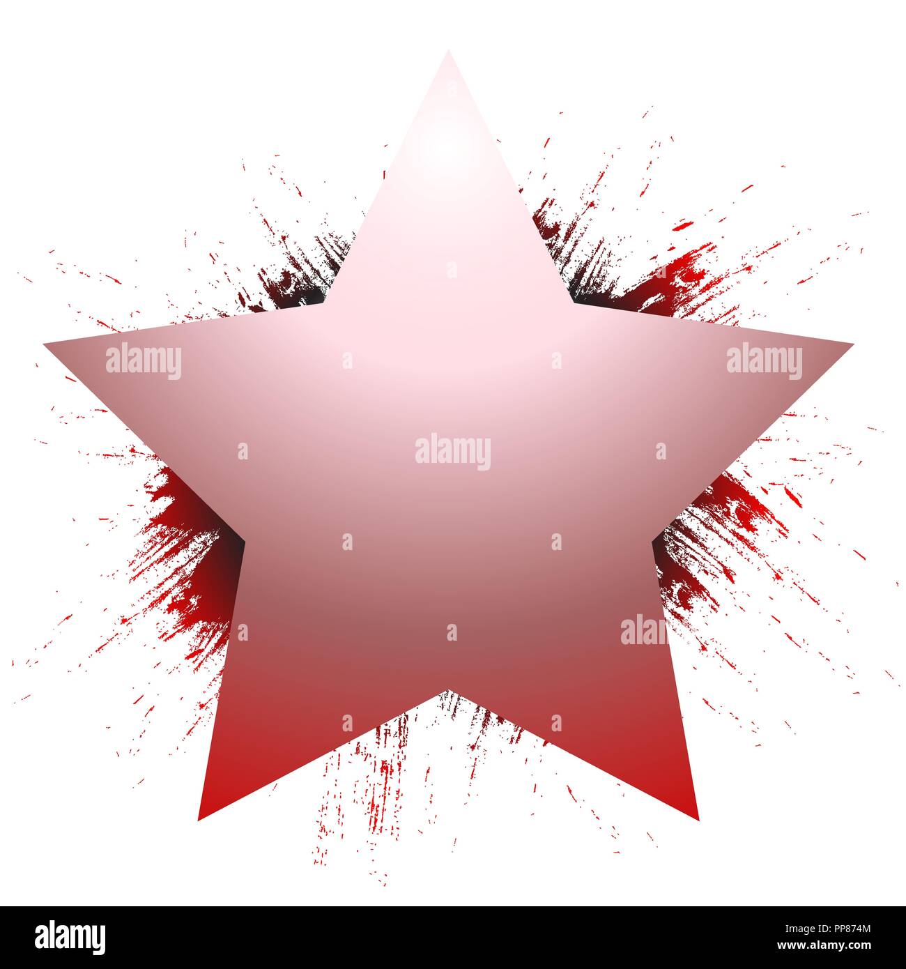 Star icon paint brush hi-res stock photography and images - Alamy