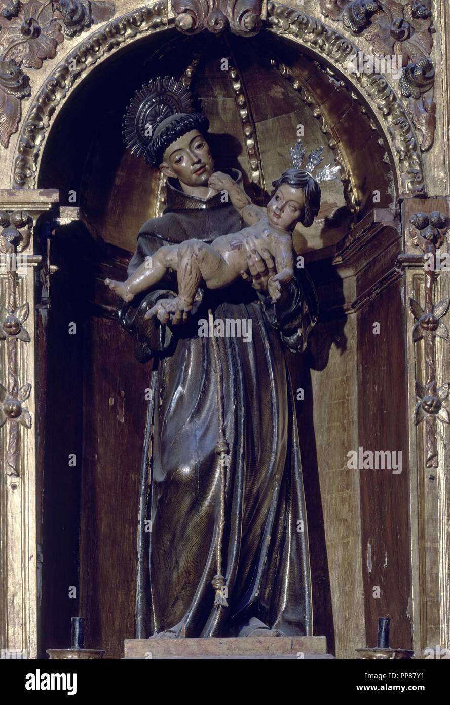 SAN ANTONIO-ESCULTURA S XVI. Author: MORA JOSE DE. Location: CATEDRAL ...