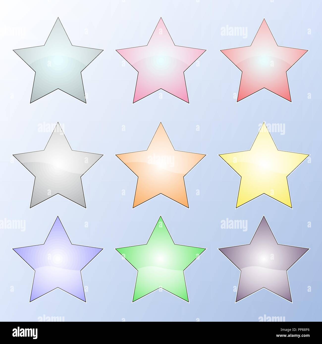Gold stars in abstract Stock Vector Images - Alamy