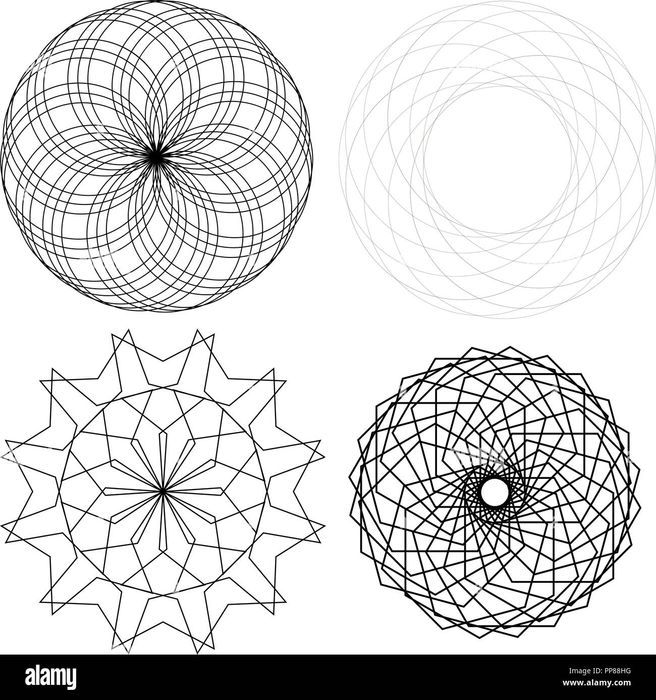 Four concentric Cut Out Stock Images & Pictures - Alamy