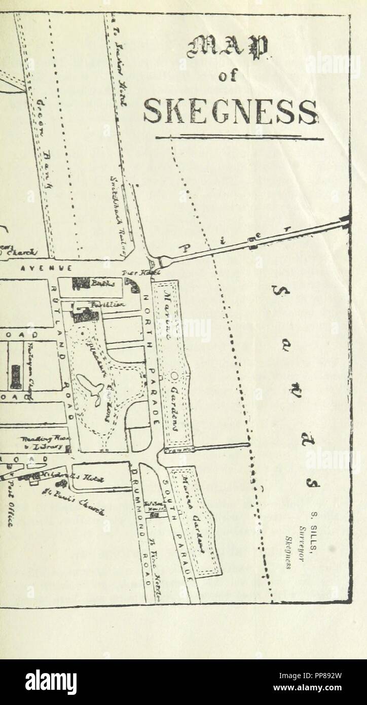 Skegness map hi-res stock photography and images - Alamy