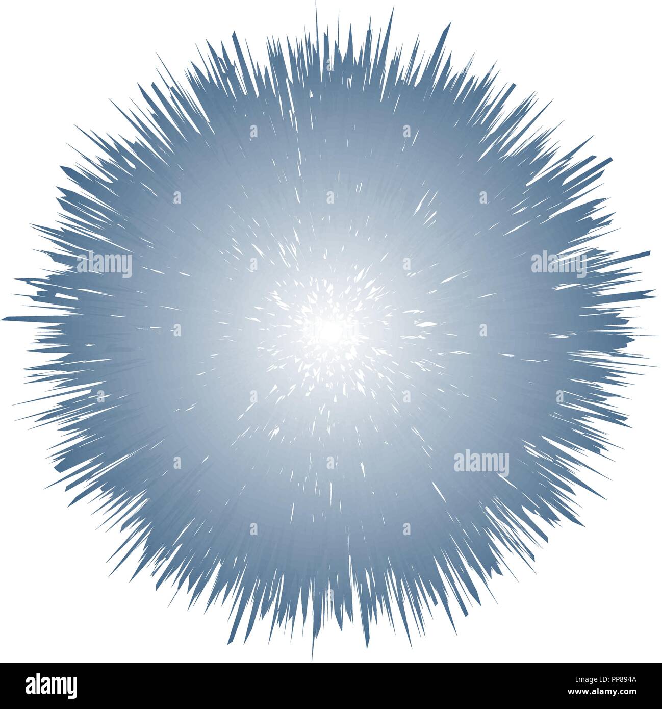 Vector illustration of abstract explosion, and set pieces Stock Vector ...