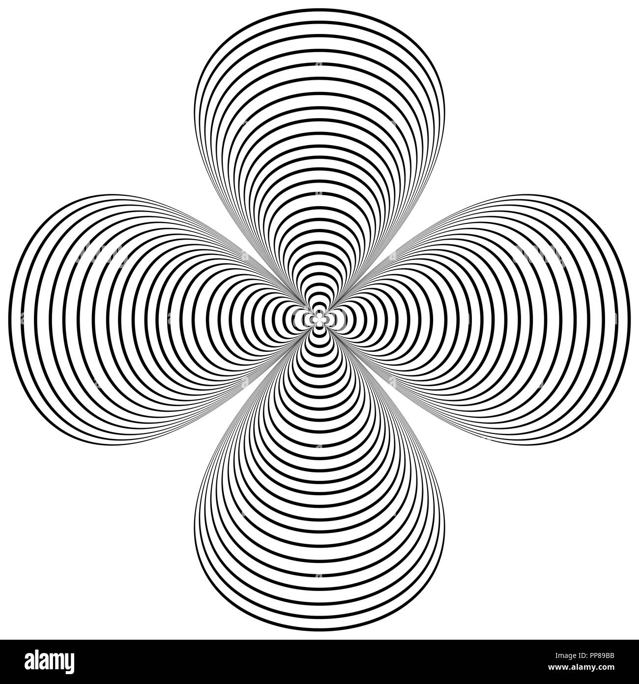 Vector illustration of abstract shapes of the lines Stock Vector Image ...