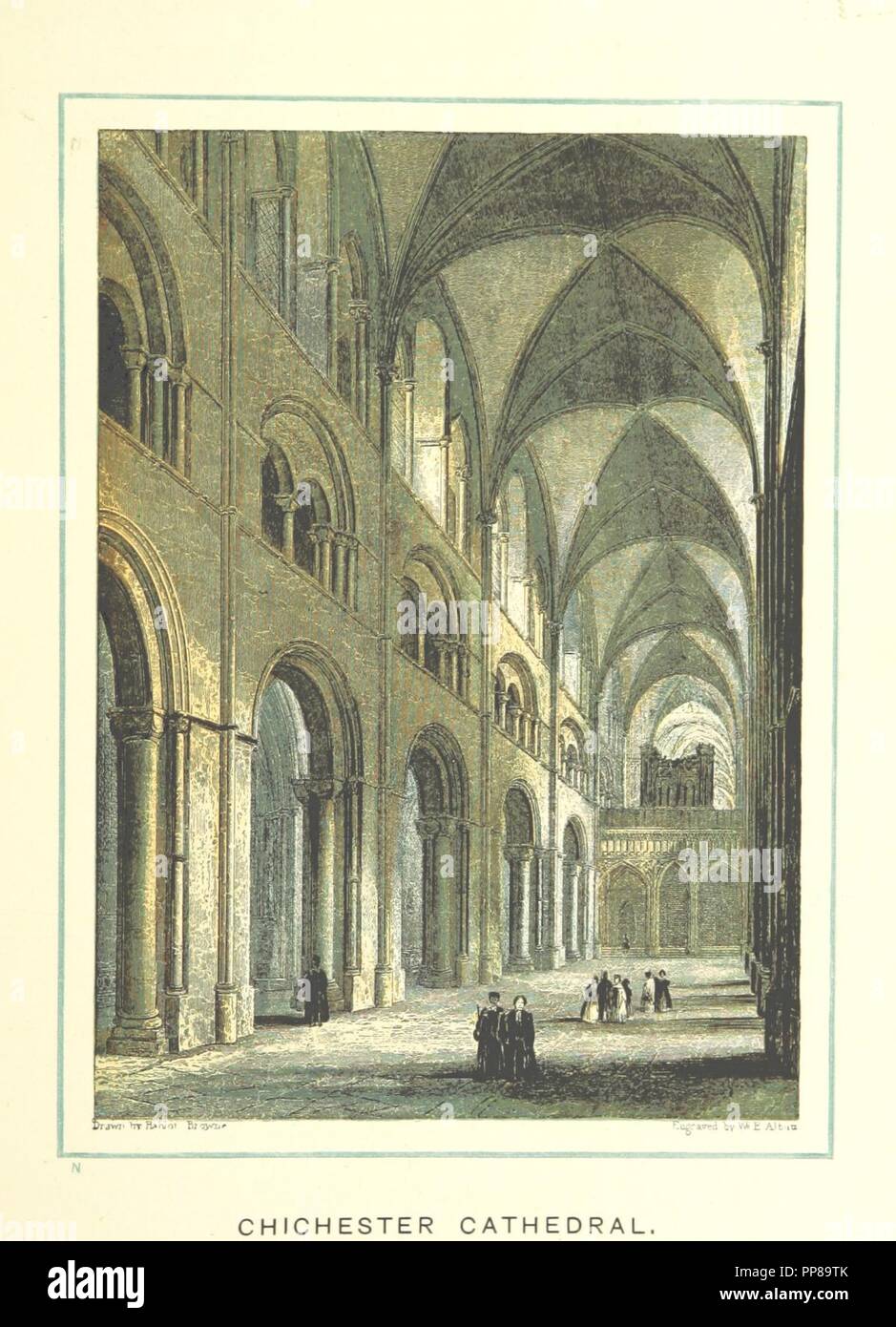 Chichester cathedral drawing hi-res stock photography and images - Alamy