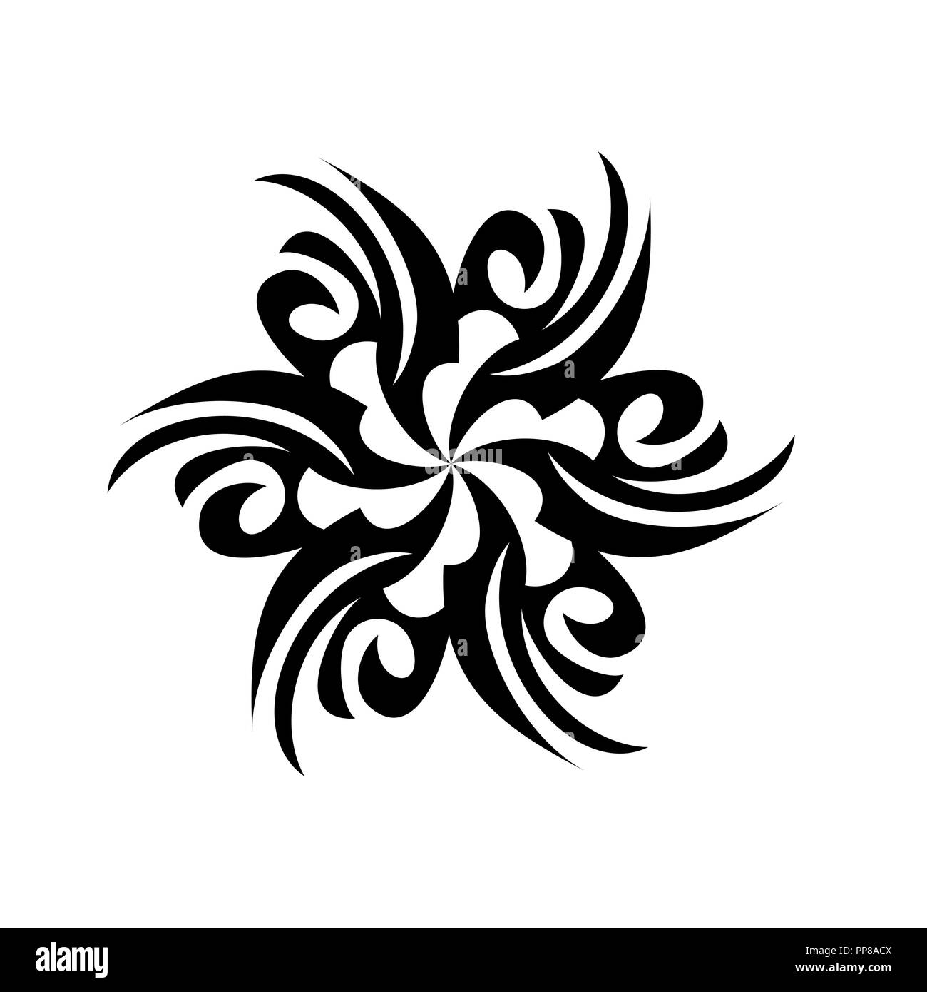 Vector illustration on an abstract decorative ornament Stock Vector ...