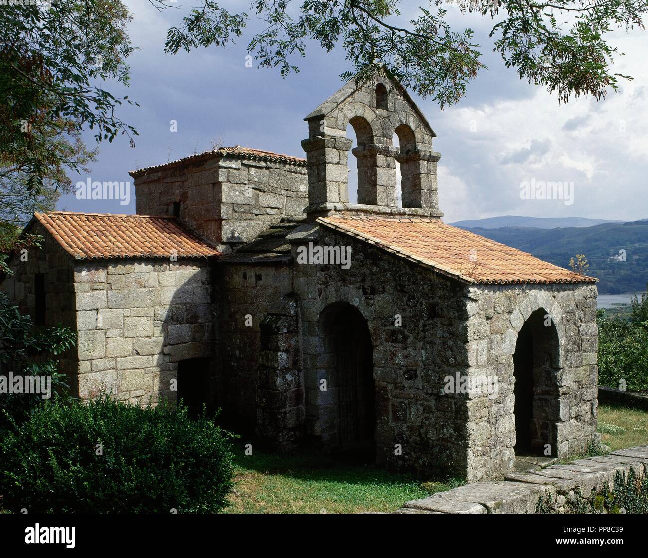 Visigoth church of santa comba hi-res stock photography and images - Alamy