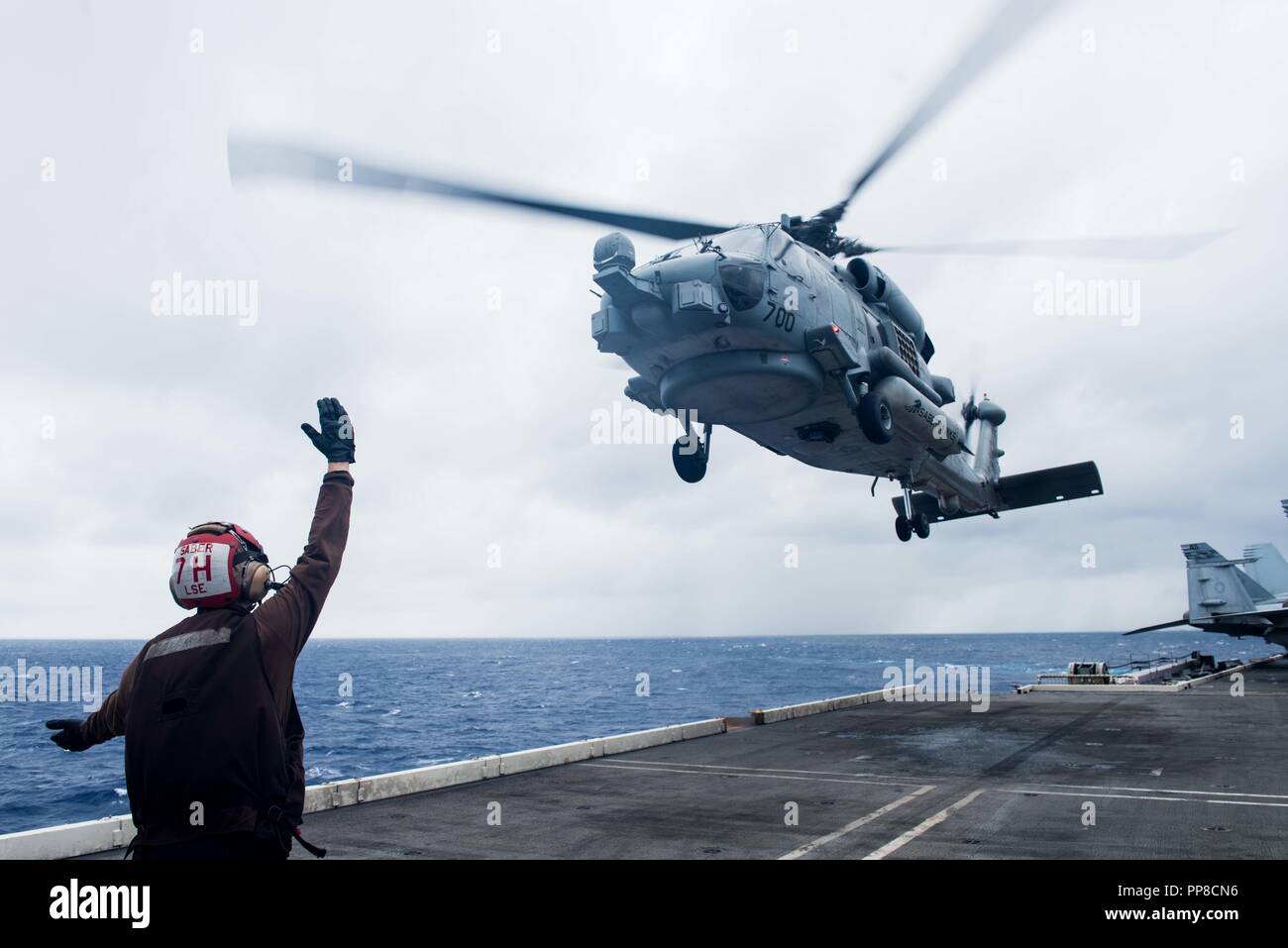 180920-N-OY799-0047 PHILIPPINE SEA (September 20, 2018) A Sailor ...