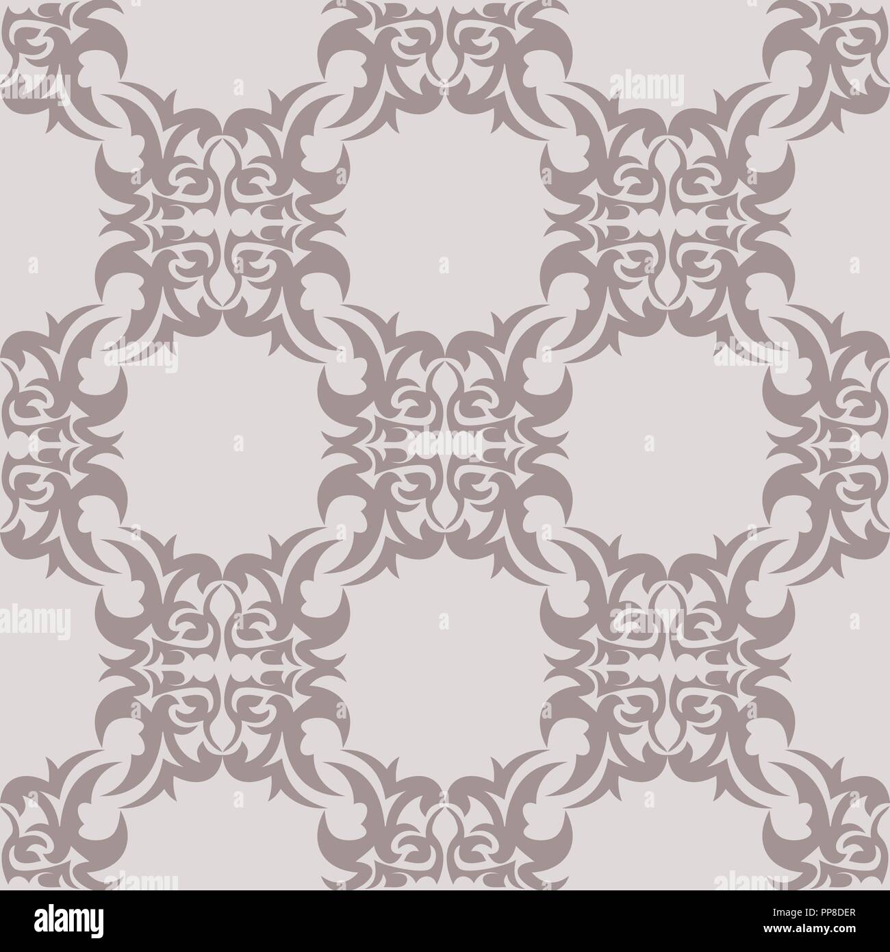 Illustration seamless texture with decorative ornaments Stock Vector ...