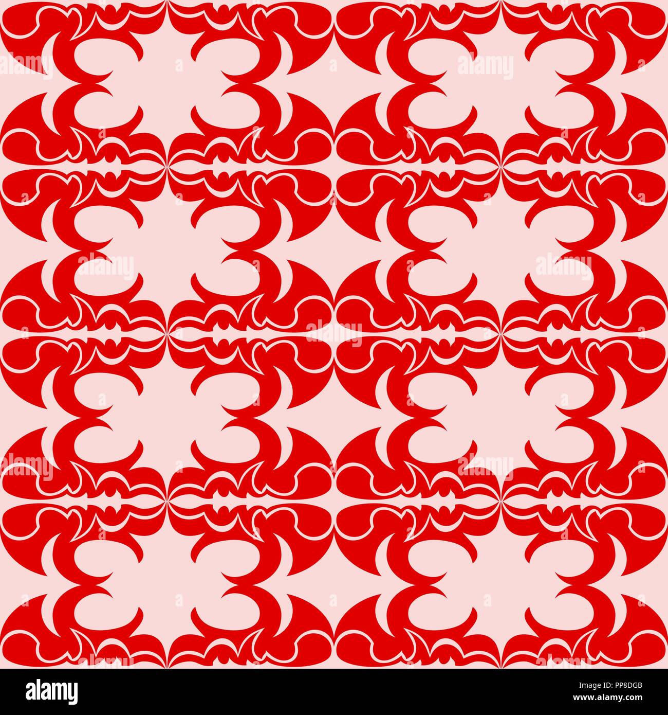 Illustration seamless texture with decorative ornaments Stock Vector ...