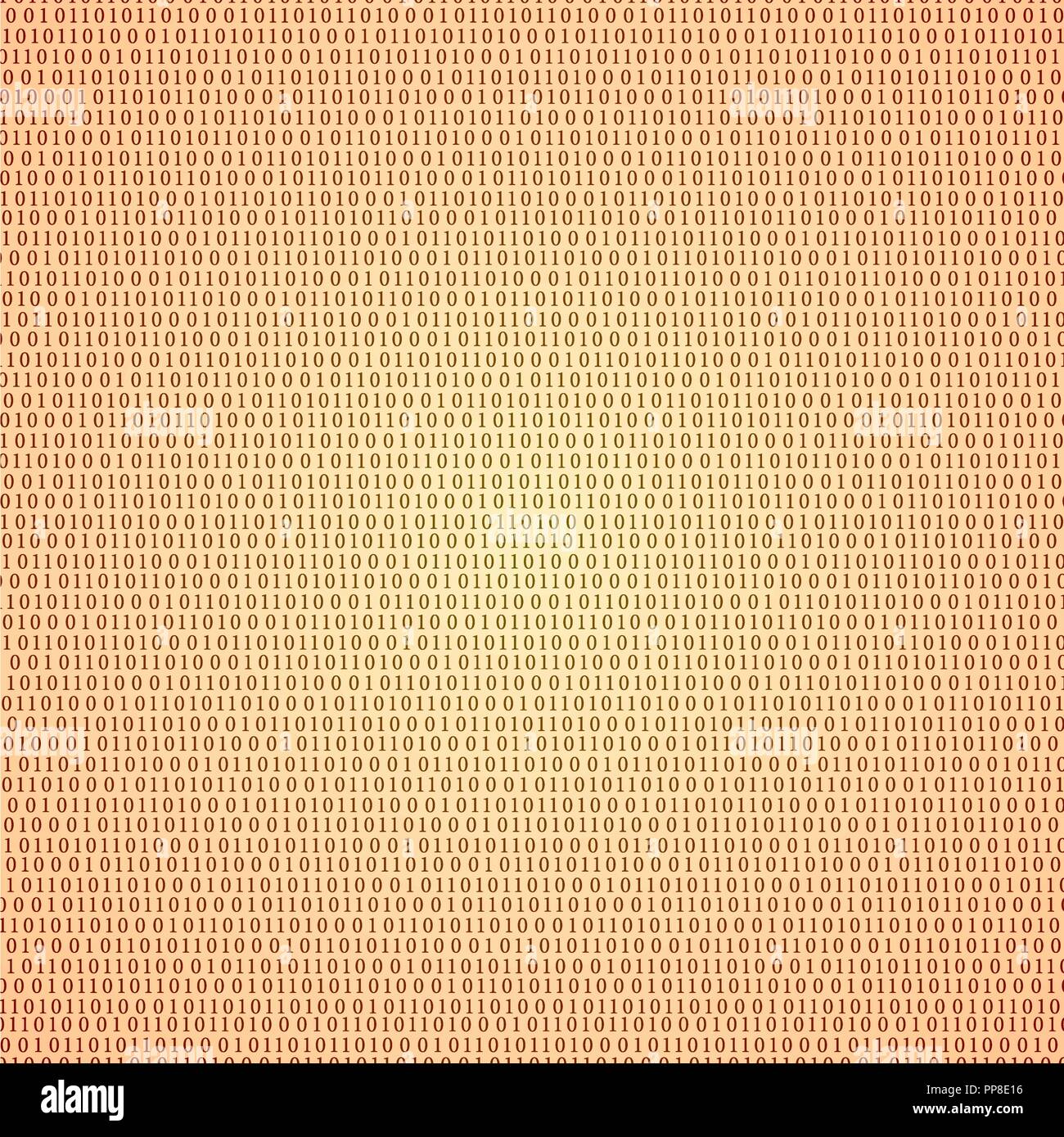 Vector illustration background with numbers zero and one Stock Vector ...