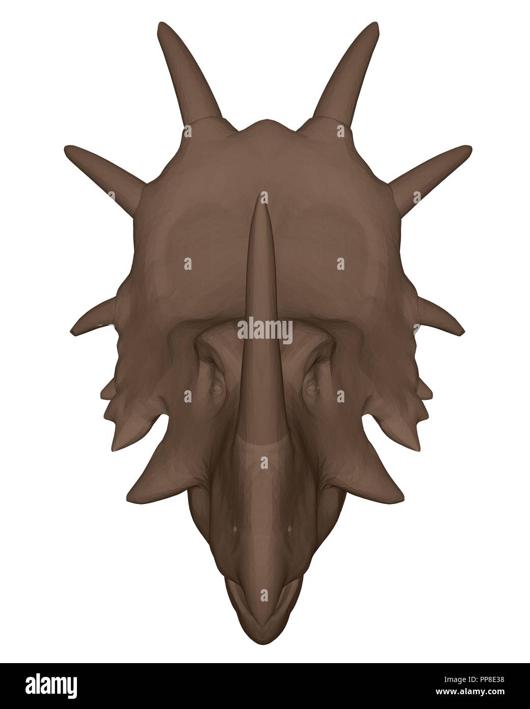 Vector illustration of realistic dinosaur head. 3D Stock Vector Image ...
