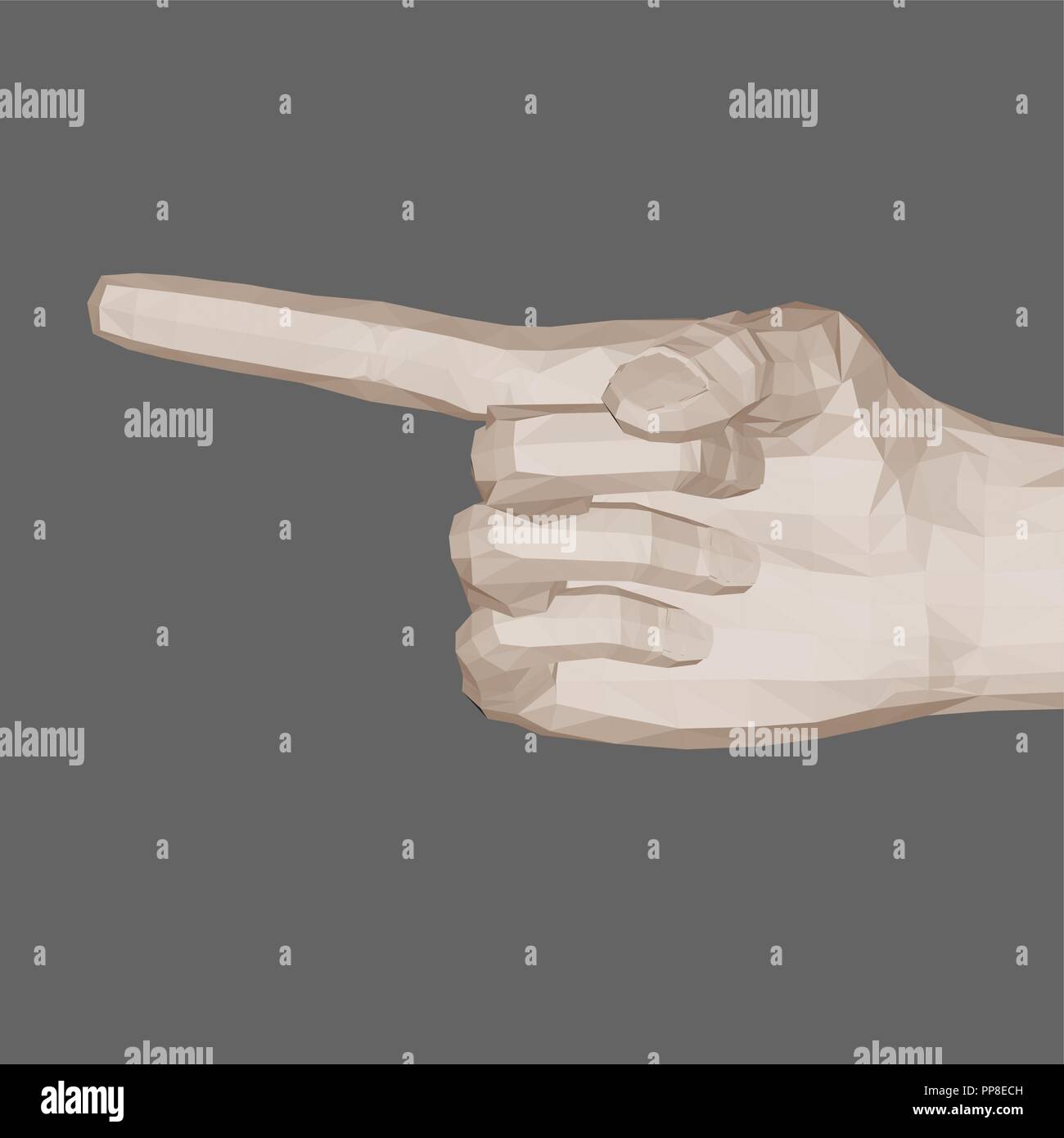 Arm showing the way Stock Vector Images - Alamy