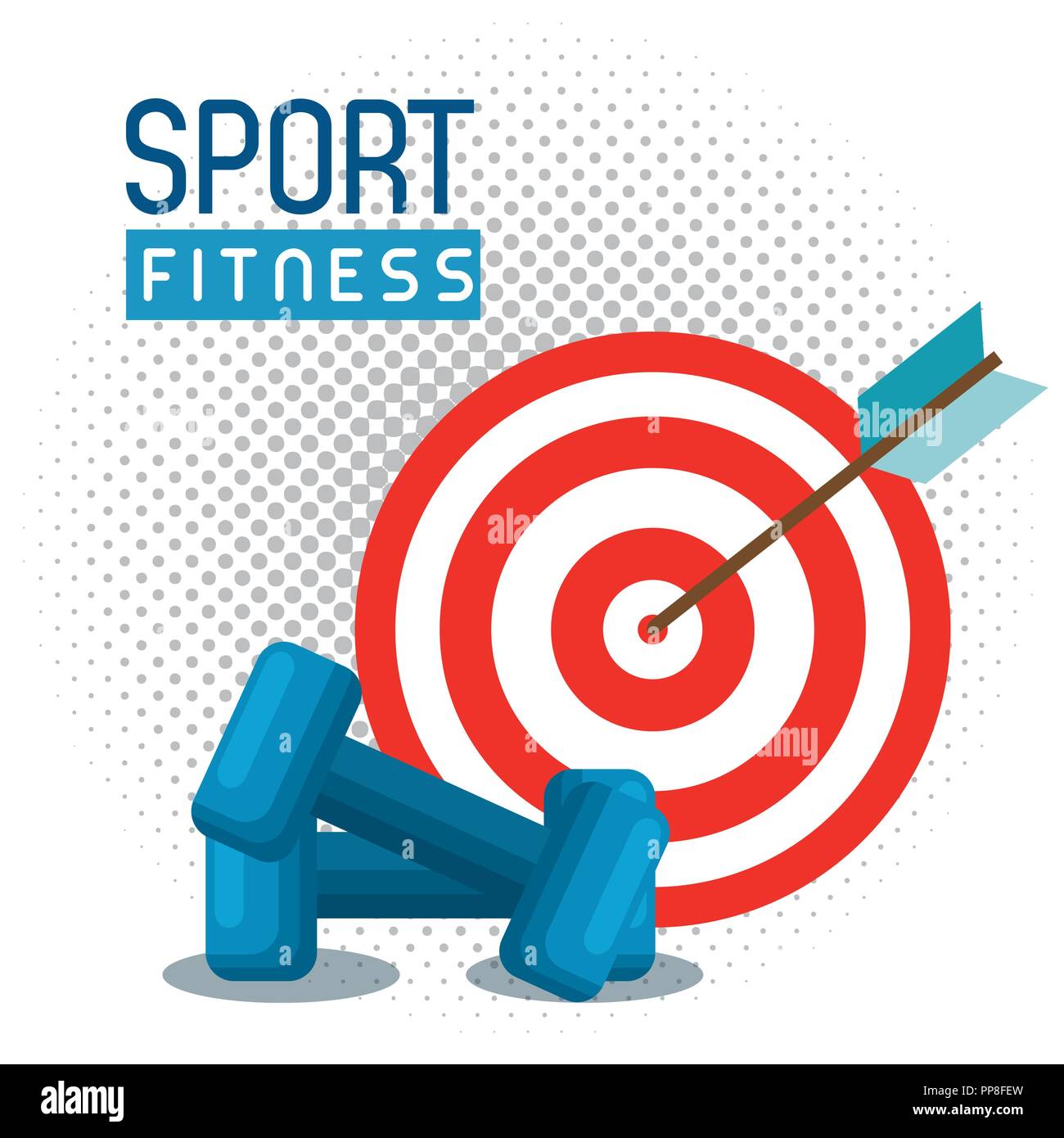 Fitness target Stock Vector Images - Alamy