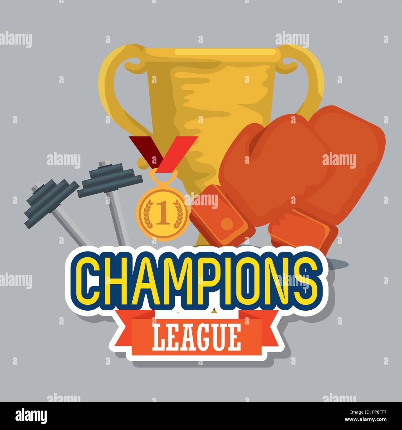 sports champions league icons Stock Vector Image & Art - Alamy