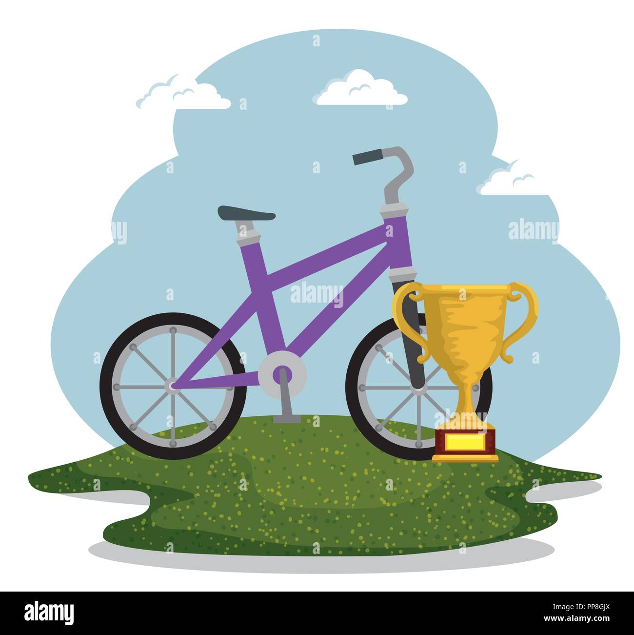 Bike trophy Stock Vector Images - Alamy