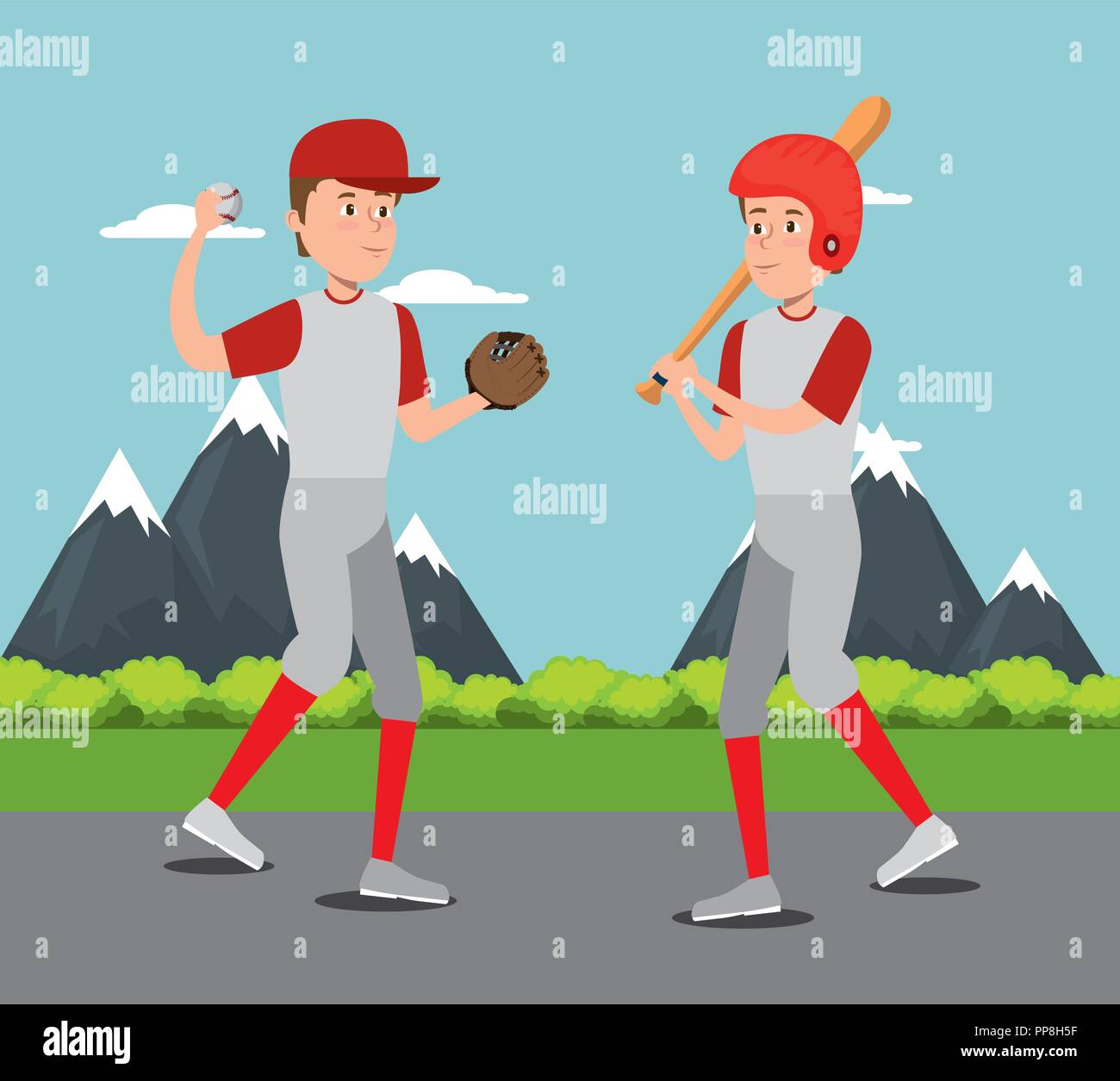 Team practicing Stock Vector Images - Alamy