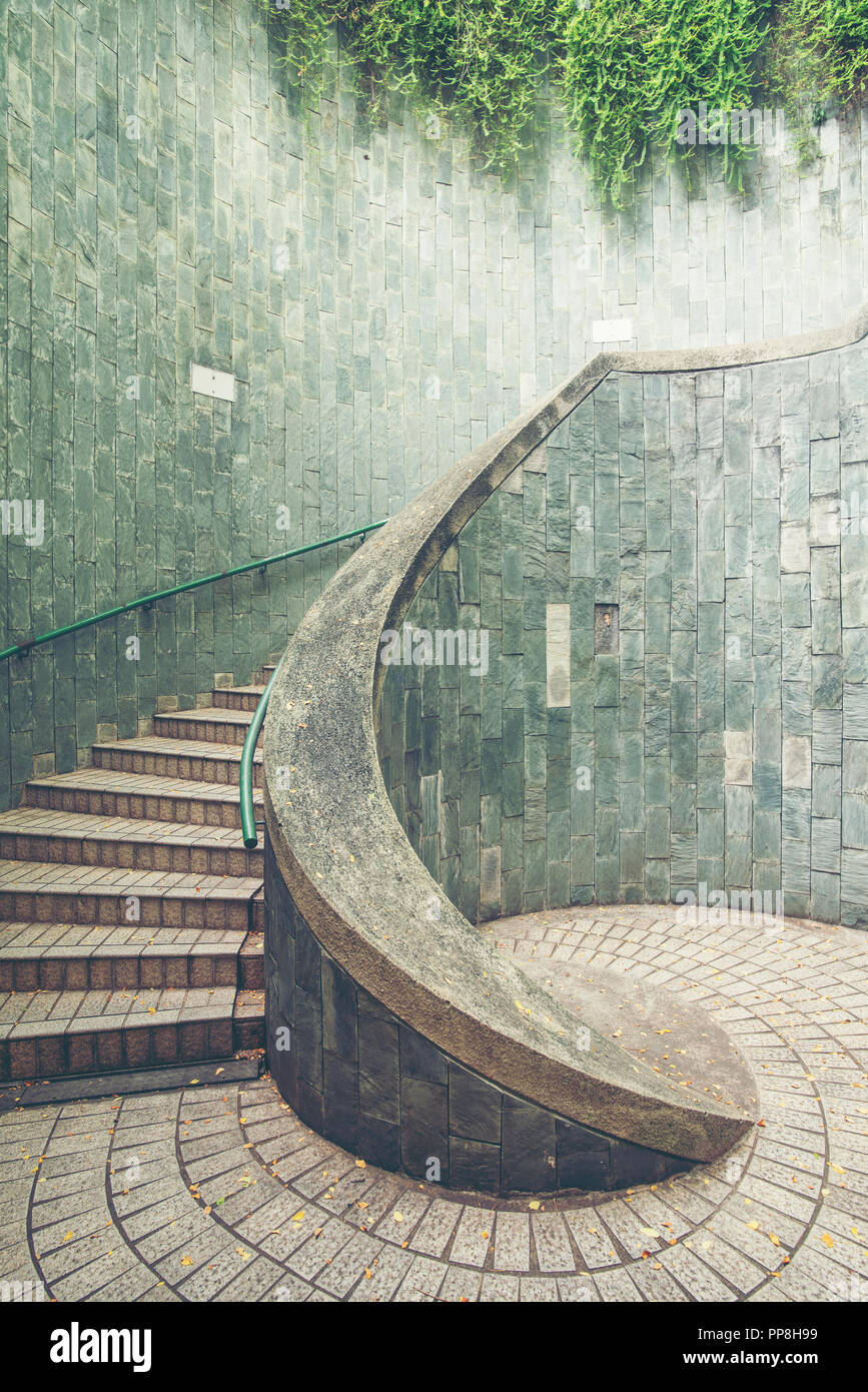 Spiral staircase at Fort Canning Park, Singapore Stock Photo - Alamy