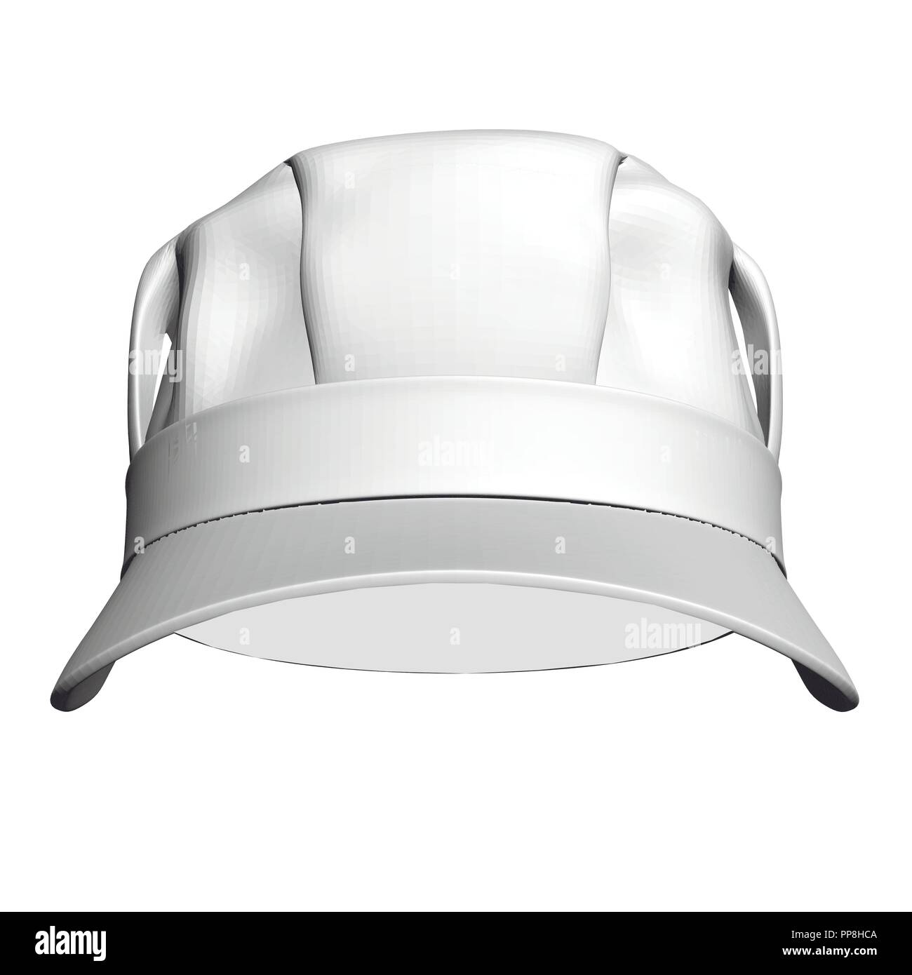 Vector illustration of a fashionable cap with a visor. Design solution ...