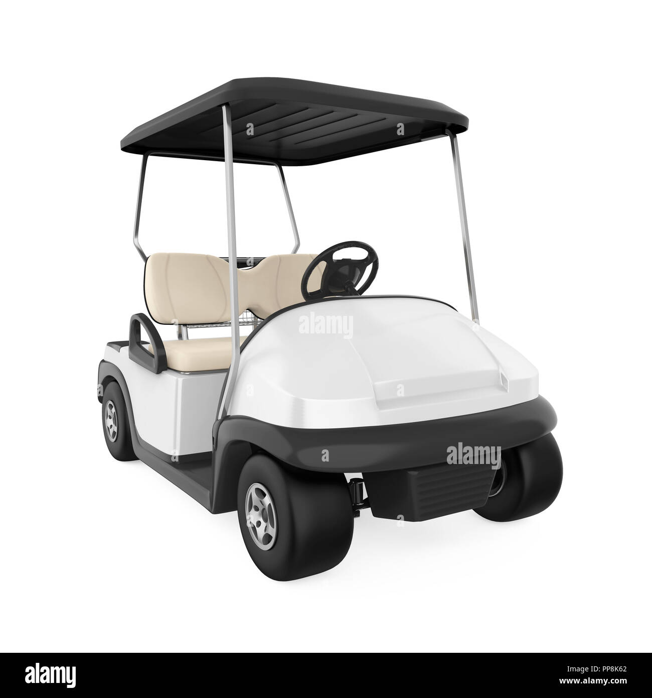 Golf Cart Isolated Stock Photo - Alamy