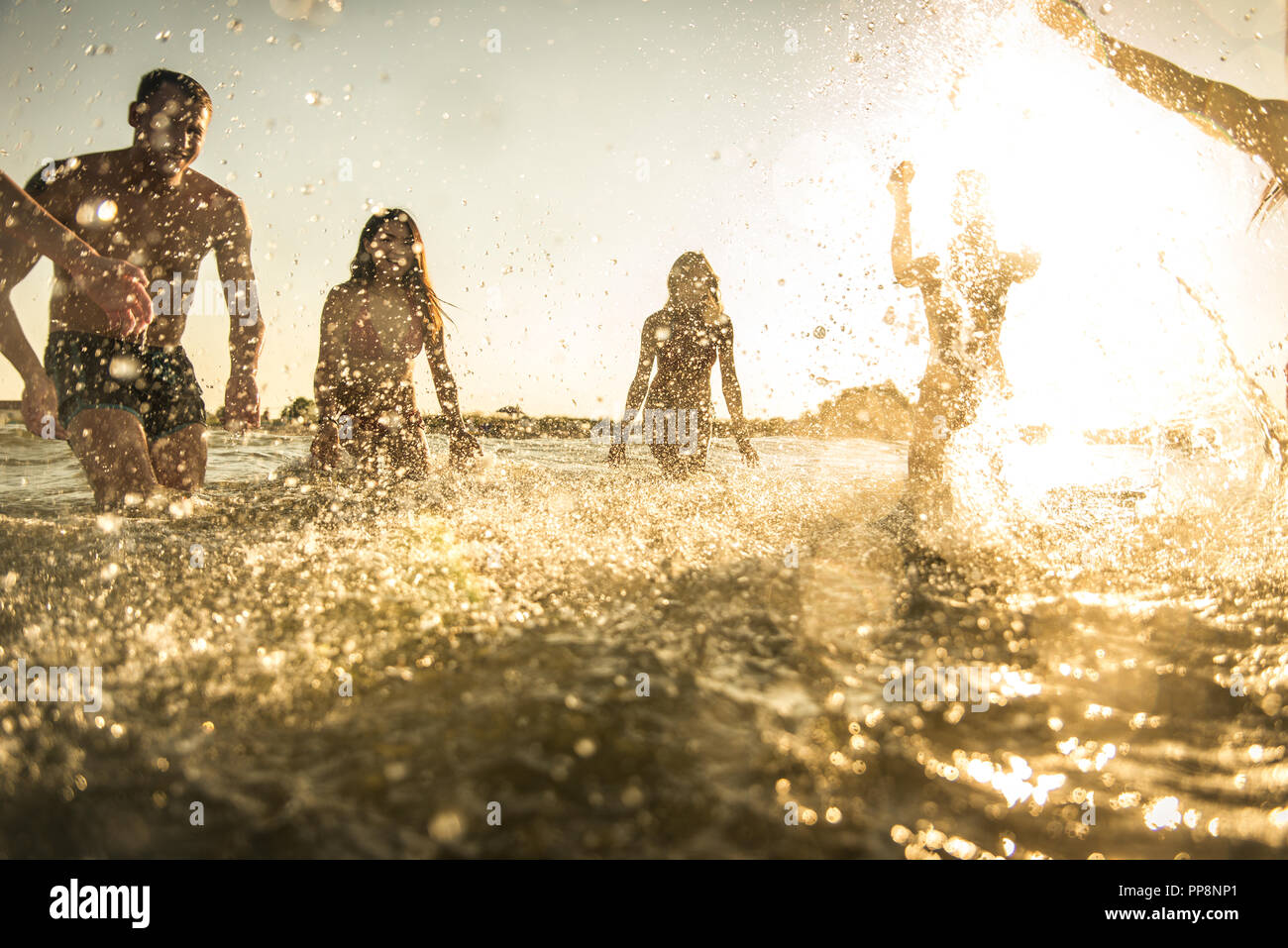 Cheerful Water Drops Friends Have High Resolution Stock Photography and ...