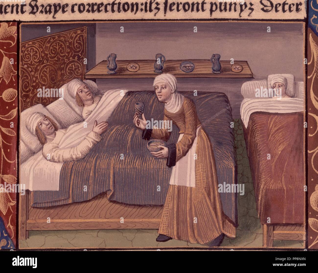 Medieval paris hospital hi-res stock photography and images - Alamy
