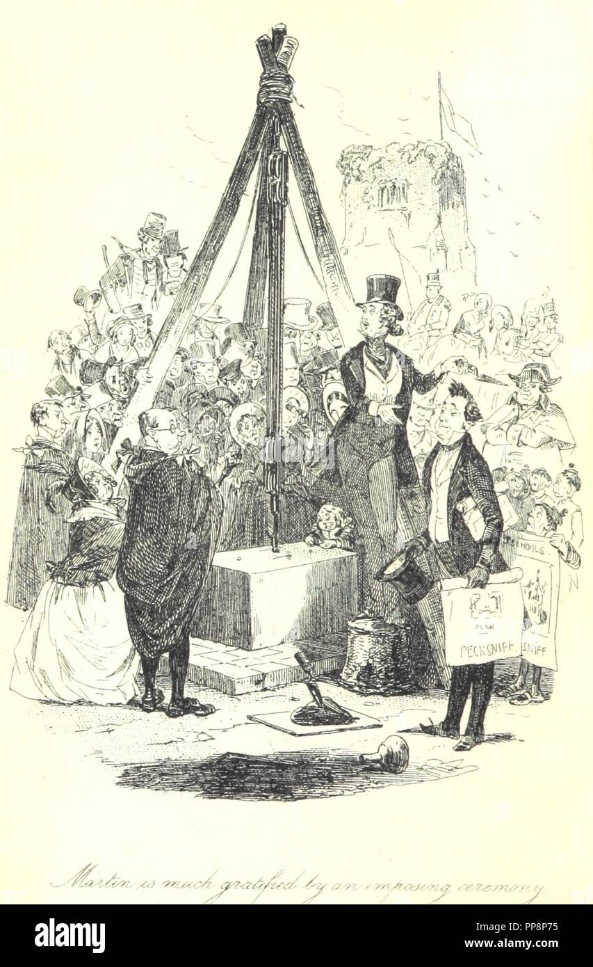 The life and adventures of martin chuzzlewit hi-res stock photography ...