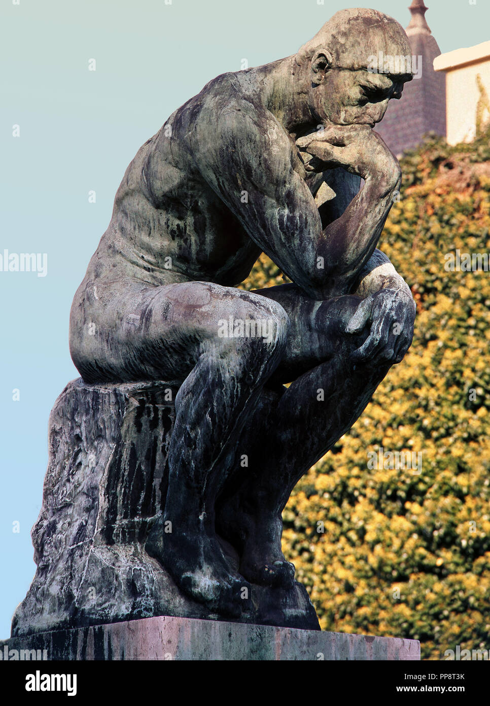 EL PENSADOR - 1880. Author: RODIN, AUGUSTE. Location: MUSEE RODIN Stock ...
