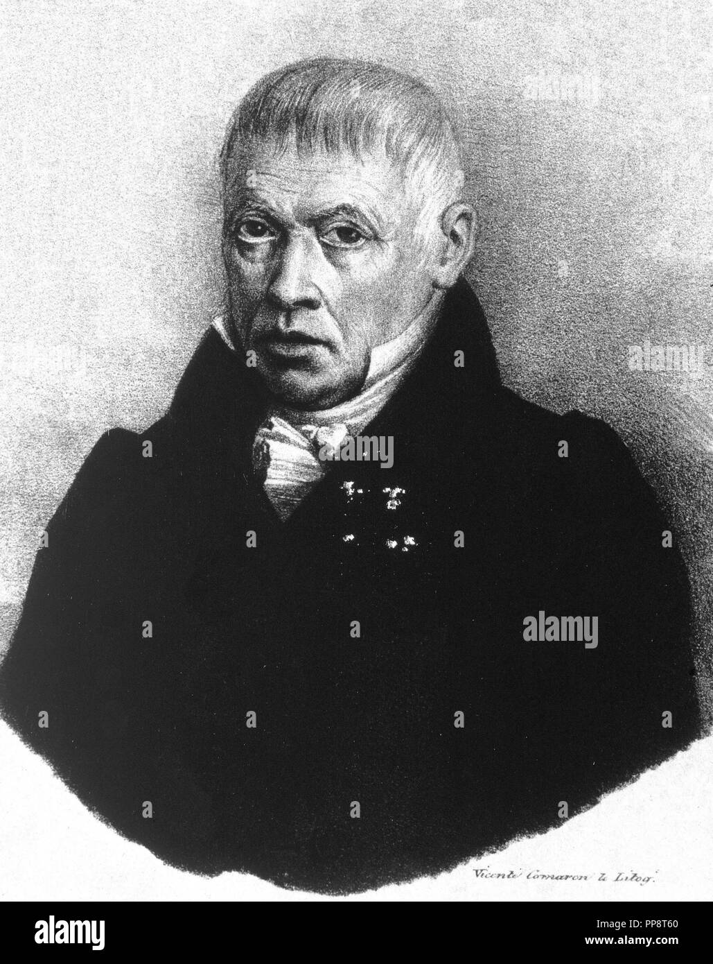 FAUSTO ELHUYAR (1755-1833). Spanish chemist, and the joint discoverer ...