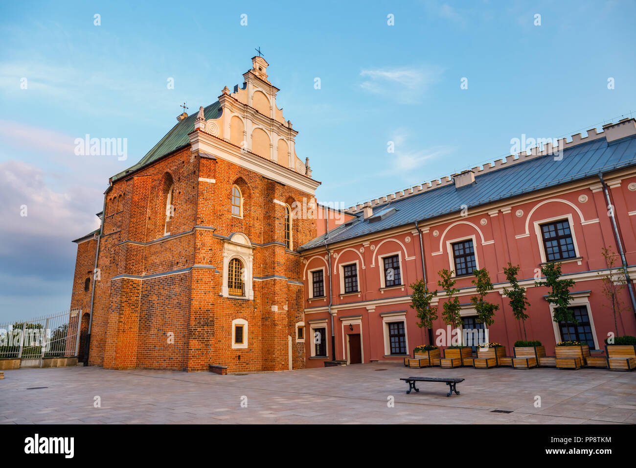 Medieval royal castle in Lublin at sunset, Poland Stock Photo - Alamy