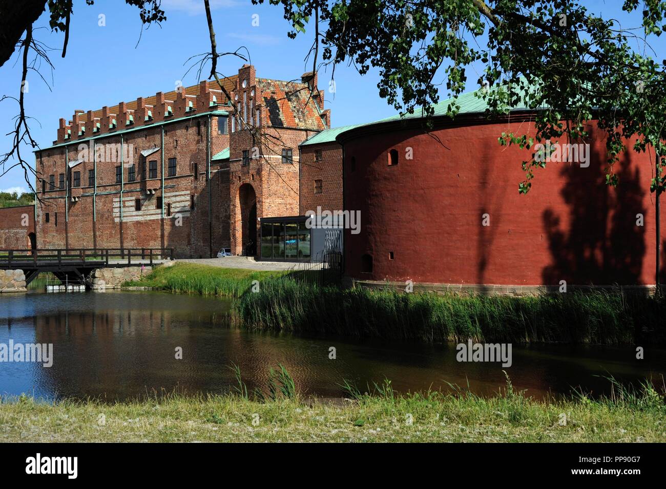 Sweden. Malmo Castle. Built in 1434 and reconstructed in 16th century ...