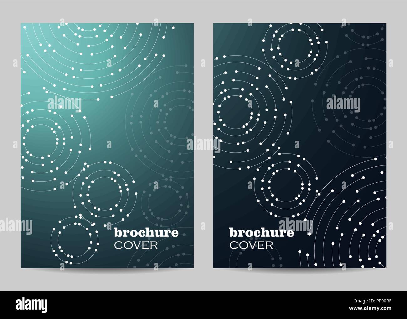 Dot pattern brochure design hi-res stock photography and images - Alamy