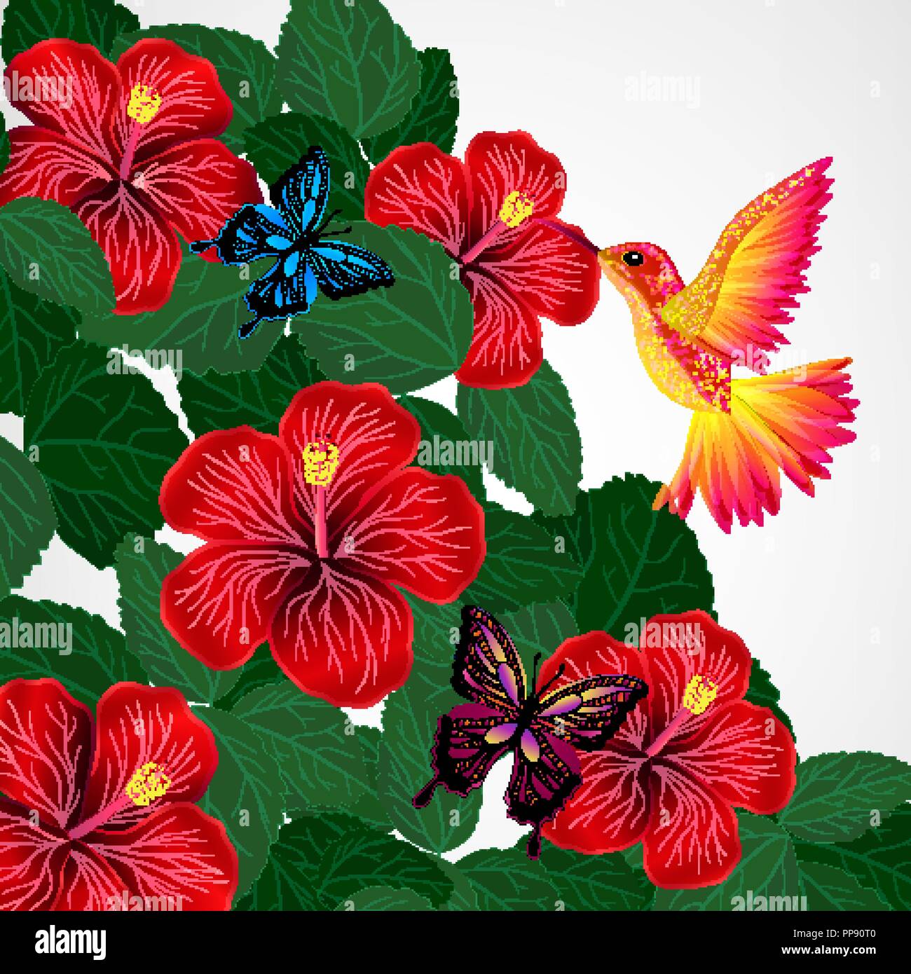 Hibiscus Flower Design