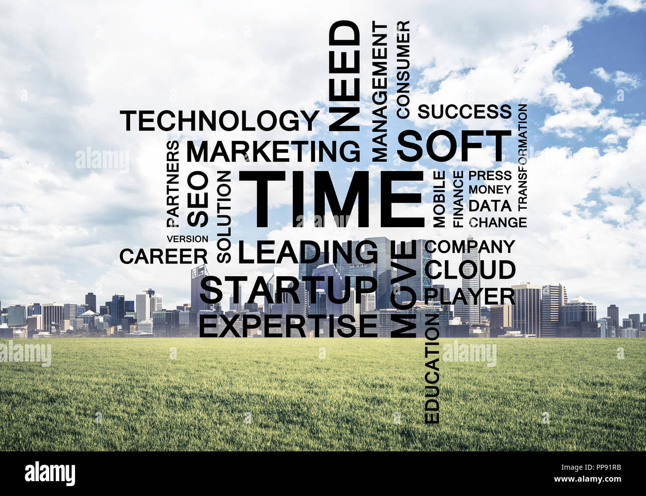 Business conceptual words as keys to success and company growth Stock ...