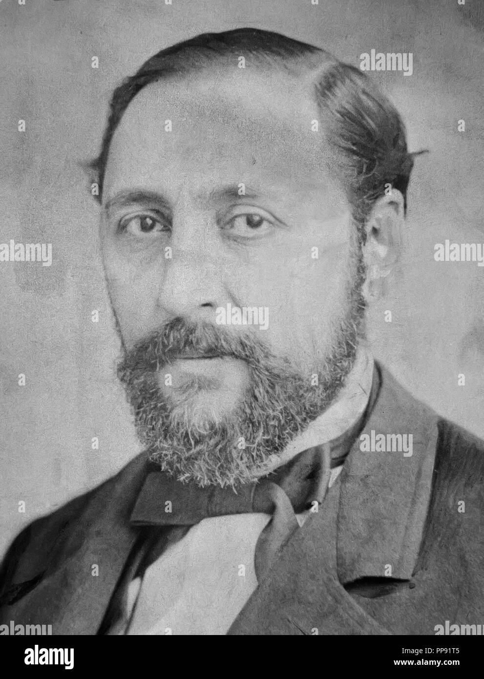 Francisco asenjo barbieri portrait Black and White Stock Photos ...