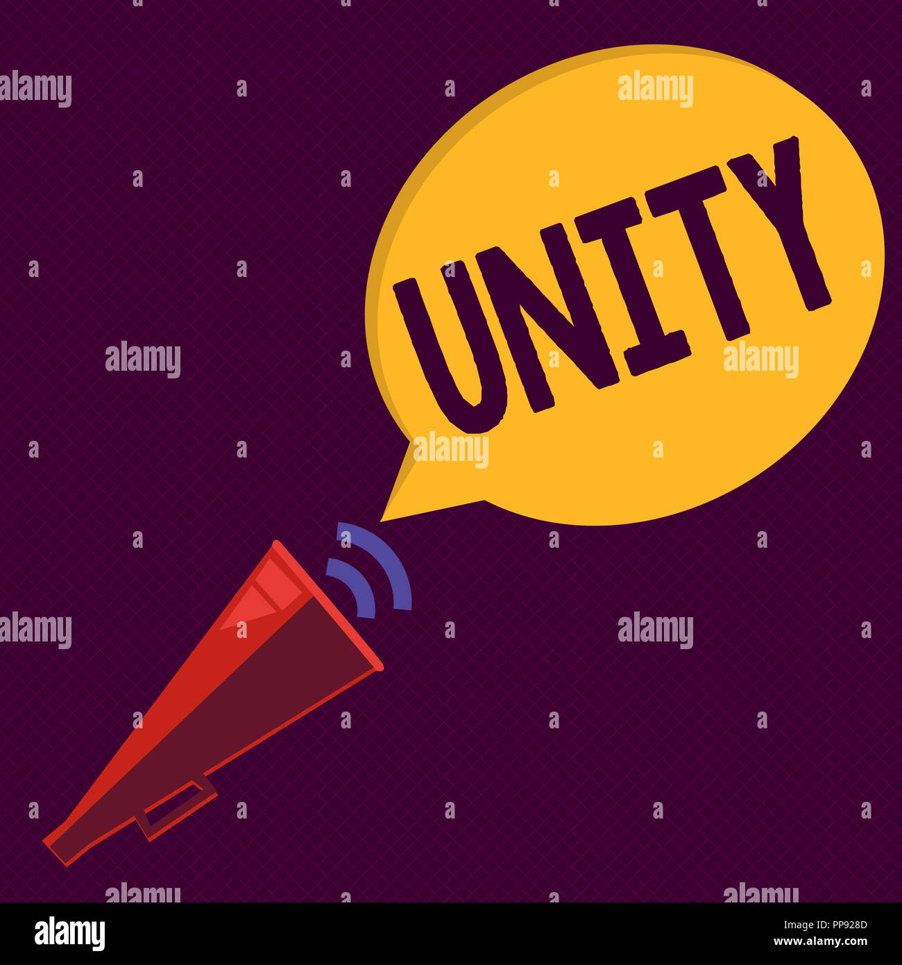 Writing note showing Unity. Business photo showcasing state of being ...